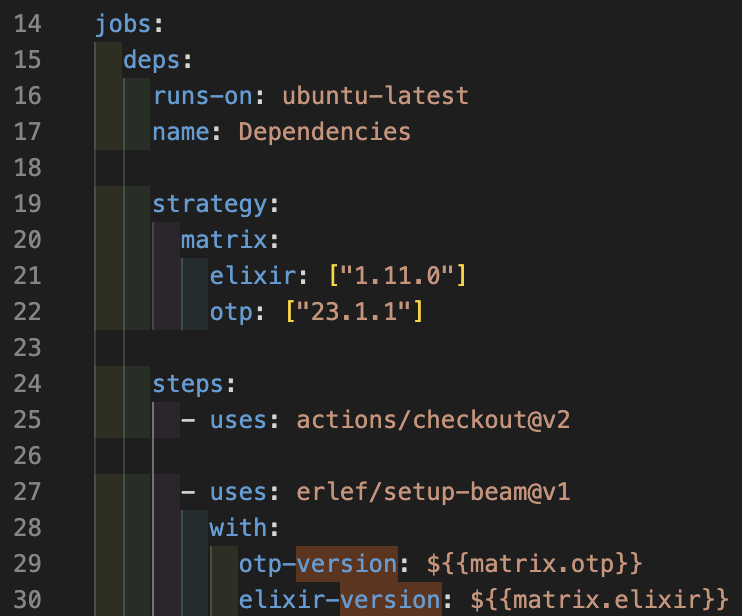 OTP Version not found (Elixir 1.11.0, OTP 23.1.1) · Issue #161 · erlef/setup-beam · GitHub