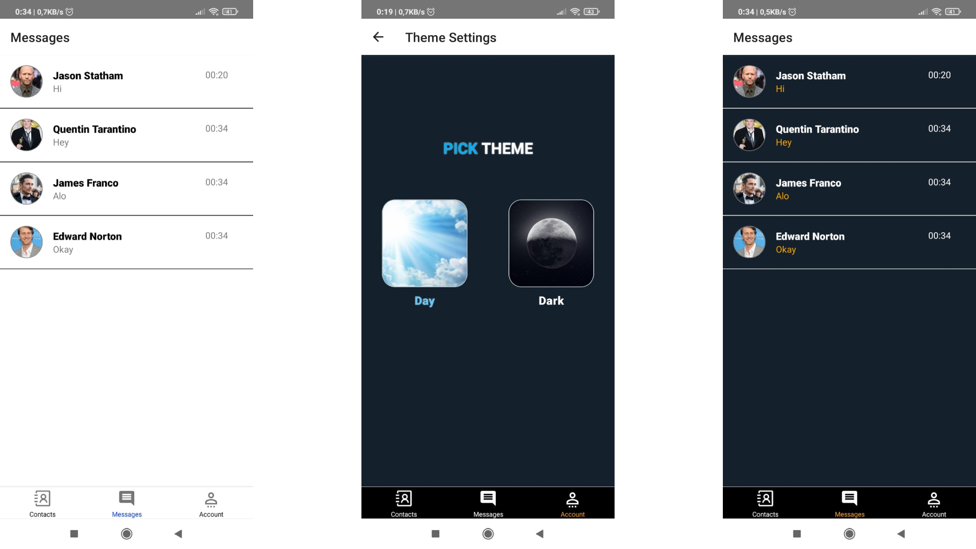 GitHub - FurkanGundogan/TelegramUI-Clone-ReactNative-Bootcamp: Patika Akbank React Native ...