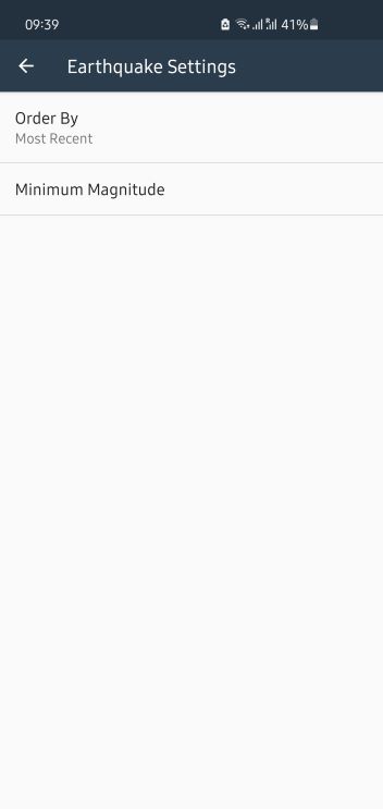 GitHub - Azan9/EarthquakeReport: An earthquake report android app that displays a list of recent ...