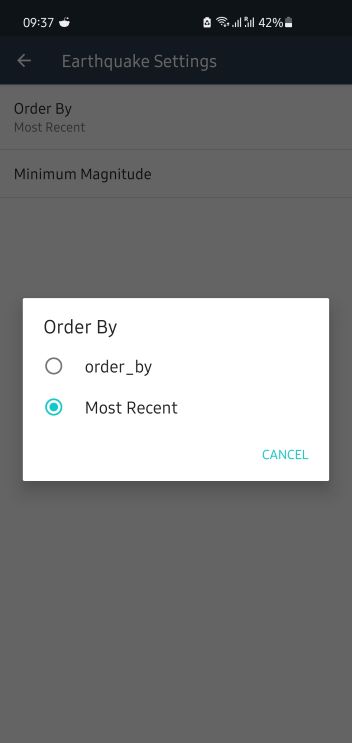 GitHub - Azan9/EarthquakeReport: An earthquake report android app that displays a list of recent ...