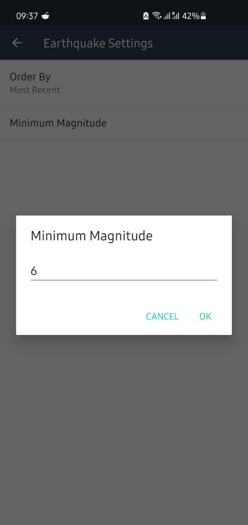 GitHub - Azan9/EarthquakeReport: An earthquake report android app that displays a list of recent ...