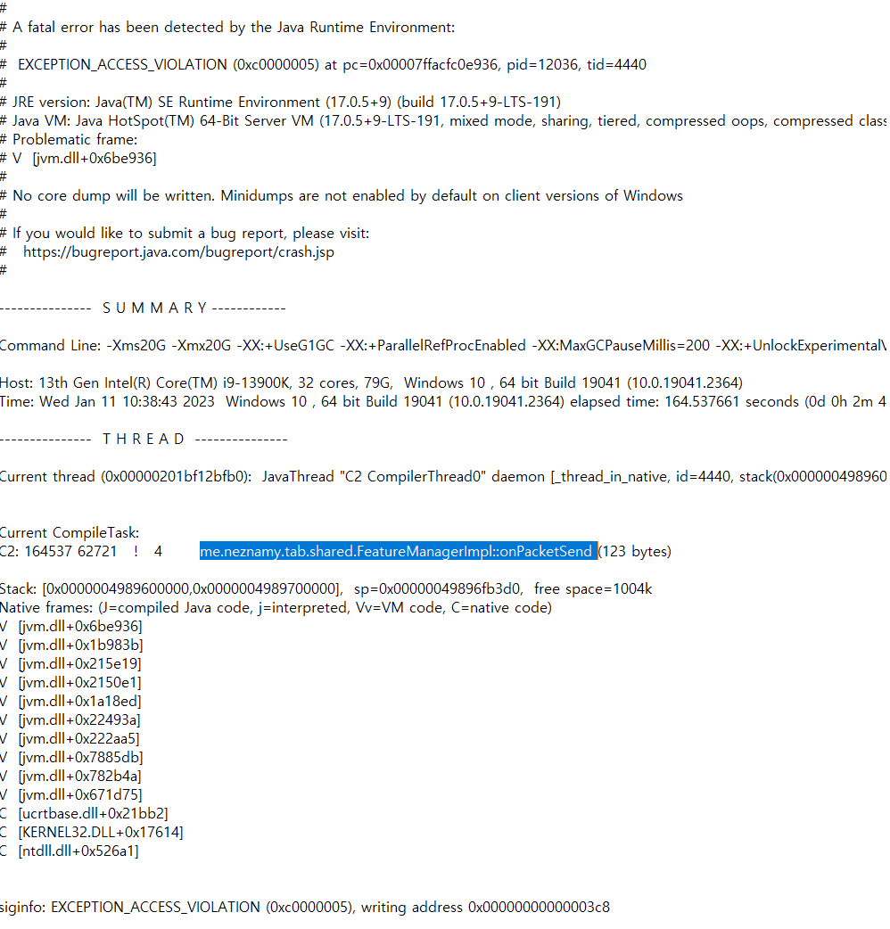 [Emergency] TAB forces the server to shut down. · Issue #789 · NEZNAMY/TAB · GitHub