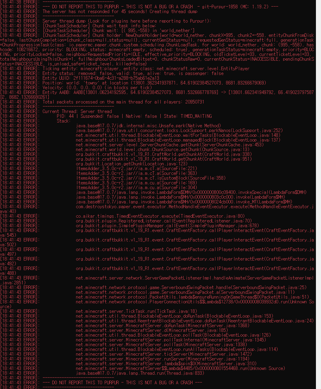 ia.m.cT.isCustomBlock() causing unneeded chunk loading · Issue #2864 · PluginBugs/Issues ...