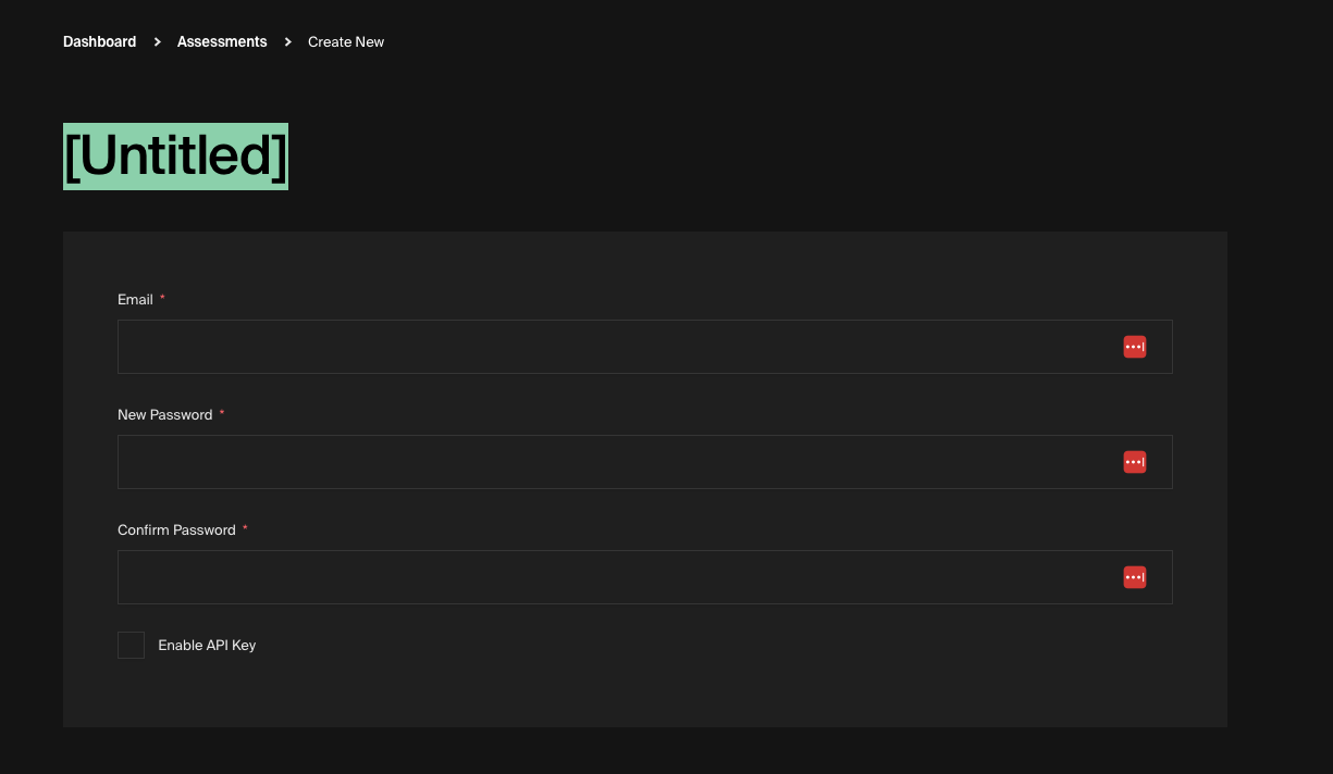 Setting Api Key For A Collection Enforces Admin Ui For Each Document To Create A New User