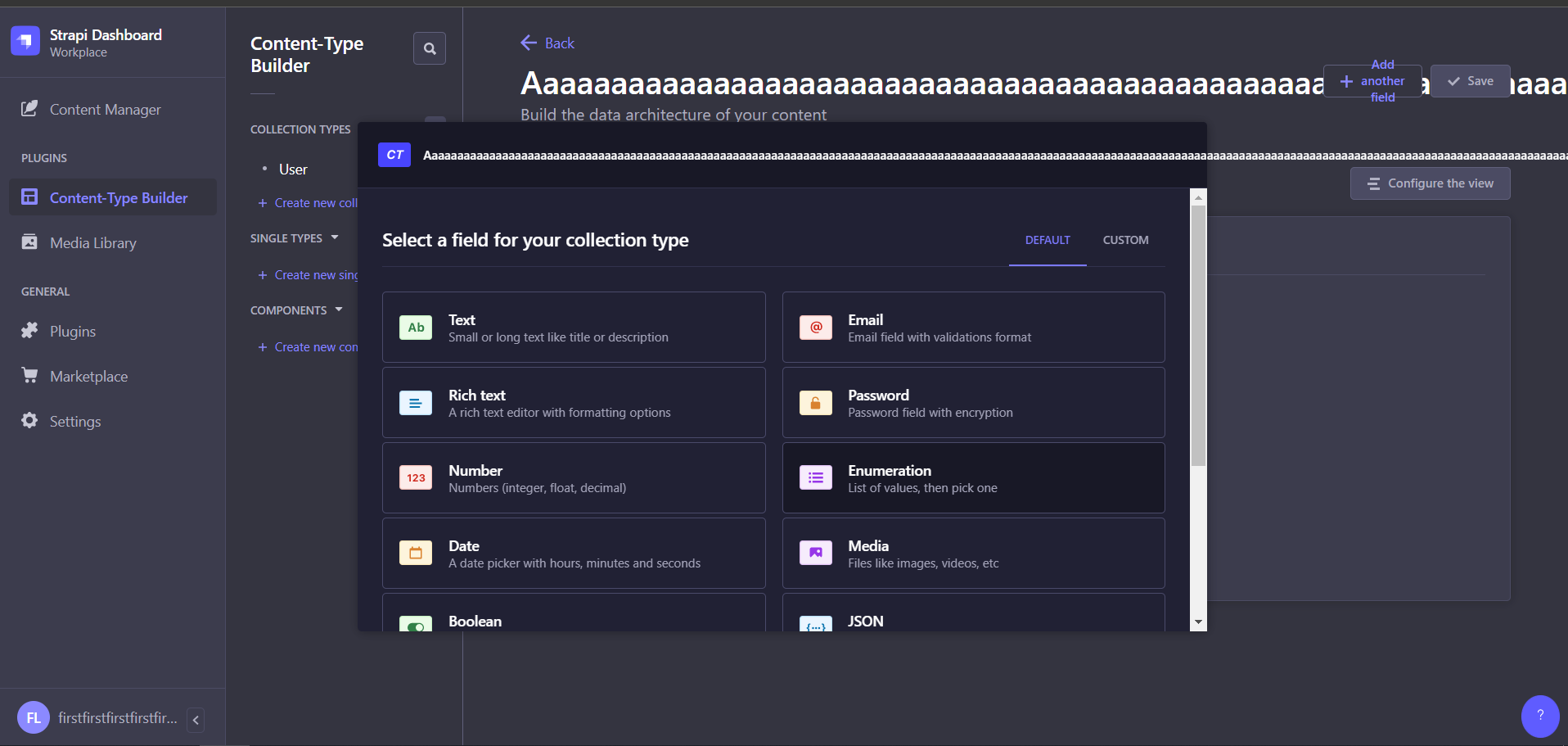 Validations missing for Input fields · Issue #16294 · strapi/strapi · GitHub