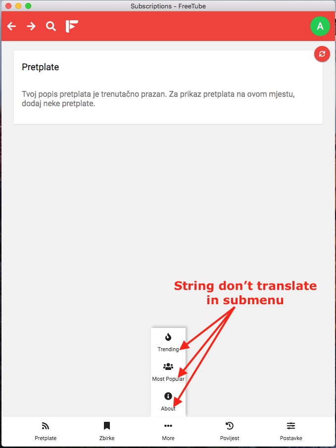 Menu Does Not Translate Issue 793 FreeTubeApp FreeTube GitHub