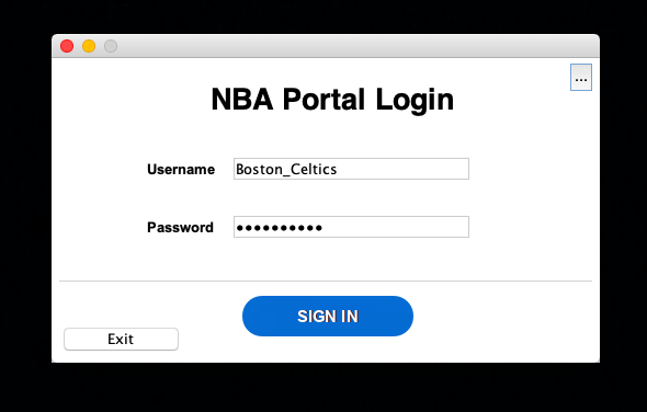 GitHub - mitchelllindgren8/NBA-Portal-App: Java application that mimics ...