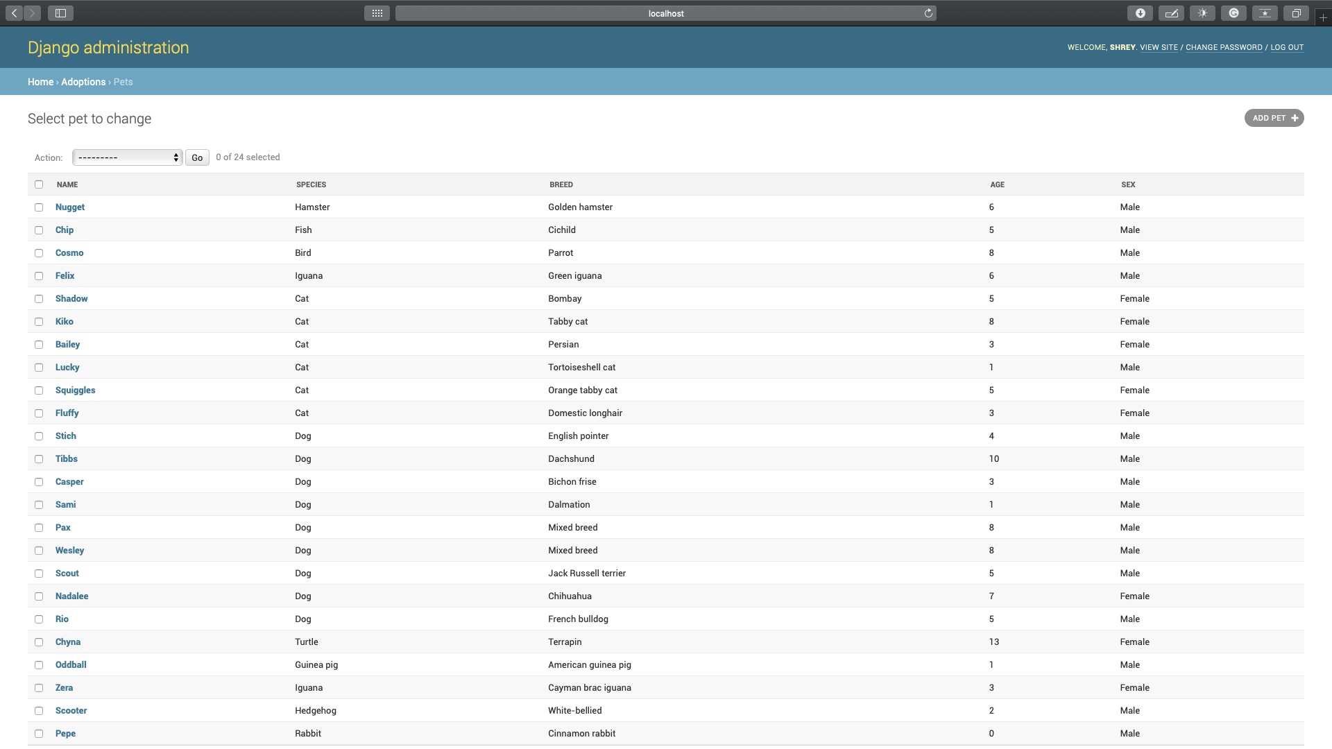 GitHub - Svaity/Pet-adoption-System: Pet adoption system for shelters ...