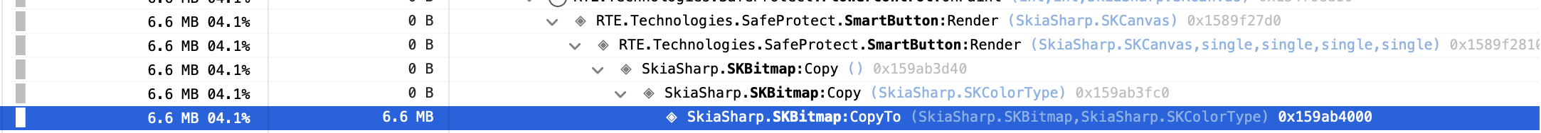 [BUG] SKBitmap.CopyTo leaking memory? · Issue #2527 · mono/SkiaSharp · GitHub