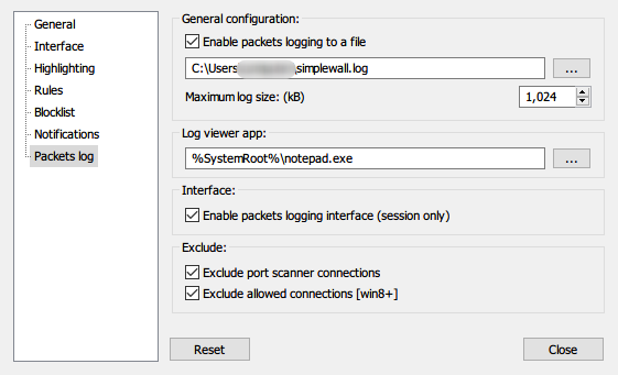 Popup notifications and packet logging not working · Issue #841 · henrypp/simplewall · GitHub
