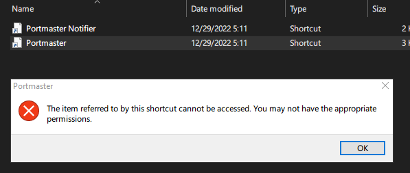 No proper shortcuts created; can't even open; program files are locked away · Issue #1048 ...