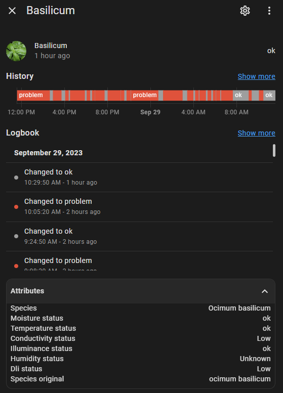 Plant status turns OK when device is unavailable · Issue #105 · Olen/homeassistant-plant · GitHub