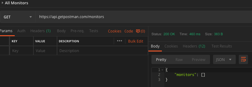 Monitors misbehaving - Nothing in the API, Half missing on overview ...