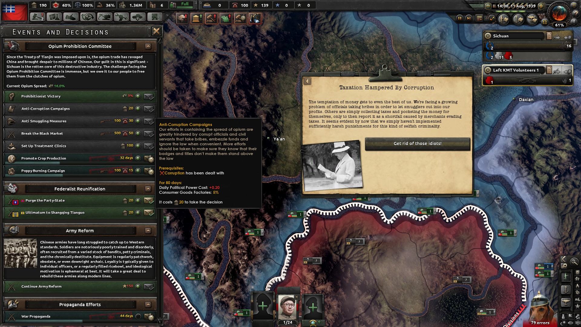 Szc Sichuaneconomy22 Keeps Firing Corruption Event · Issue 5683 · Kaiserreichkaiserreich 