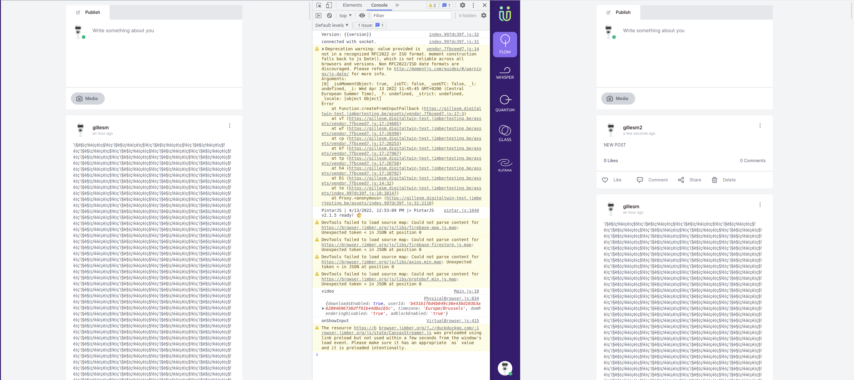 Flow - cannot see posts by other people · Issue #377 · threefoldtech/freeflow_twin_main · GitHub