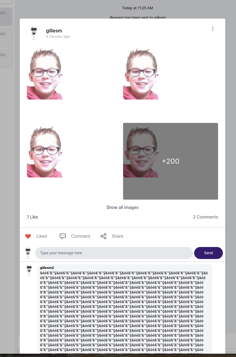 Flow - No character limit on comments which makes the UI overflow off ...