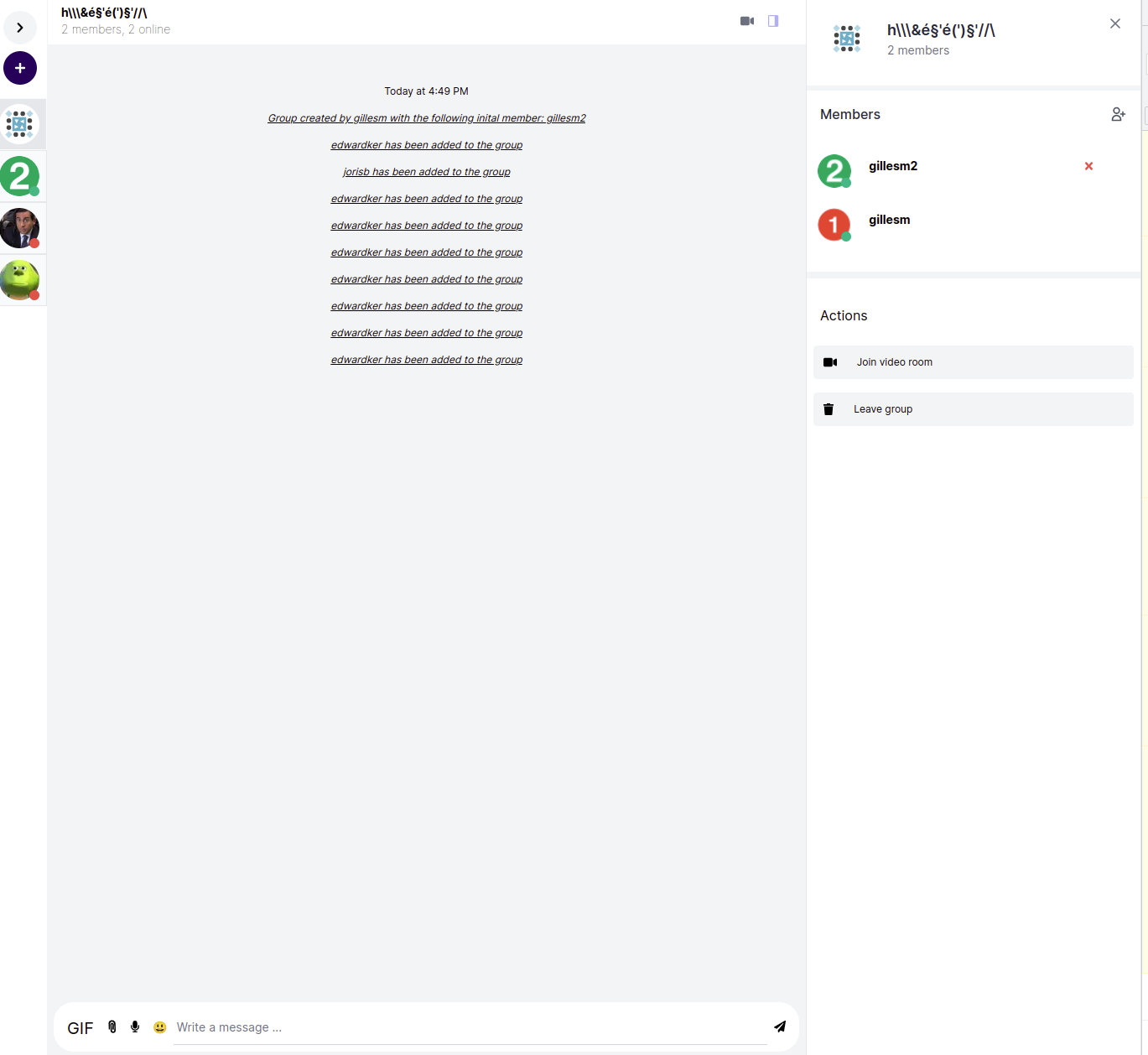 Whisper - Able to make a corrupt group chat where nothing works · Issue #393 · threefoldtech ...