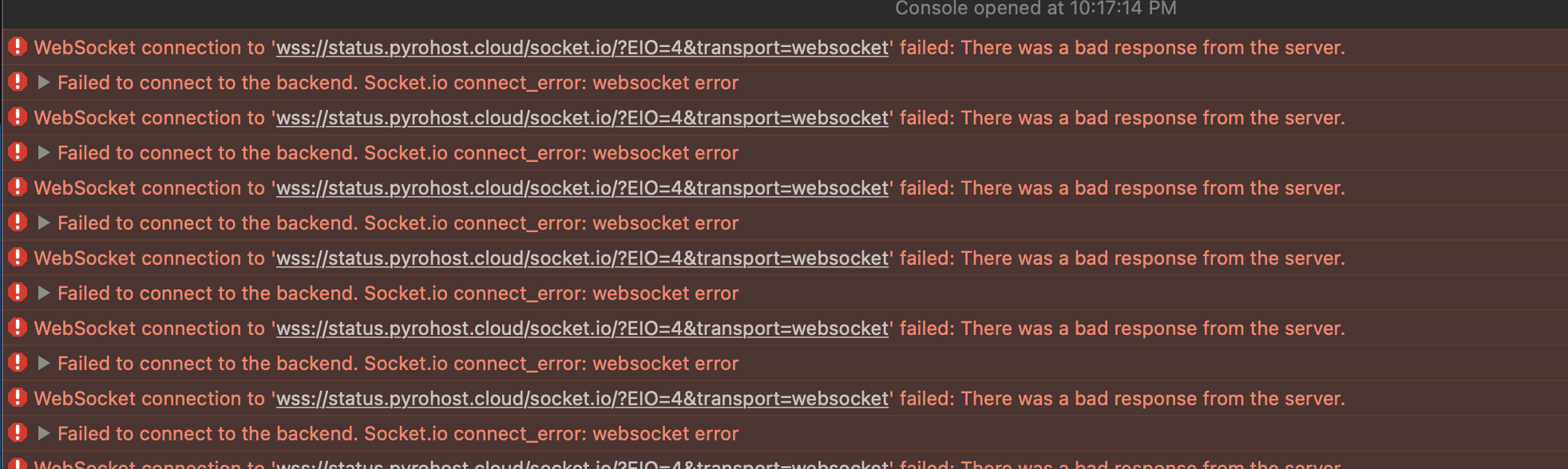 WS Issues · Issue #1382 · louislam/uptime-kuma · GitHub