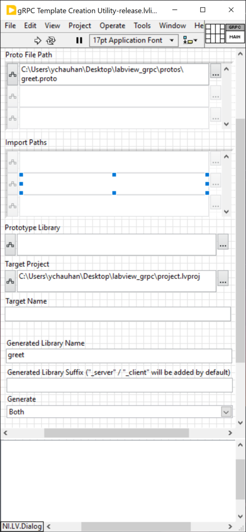 Errors while trying to regenerate code after making some modifications in the messages in the ...