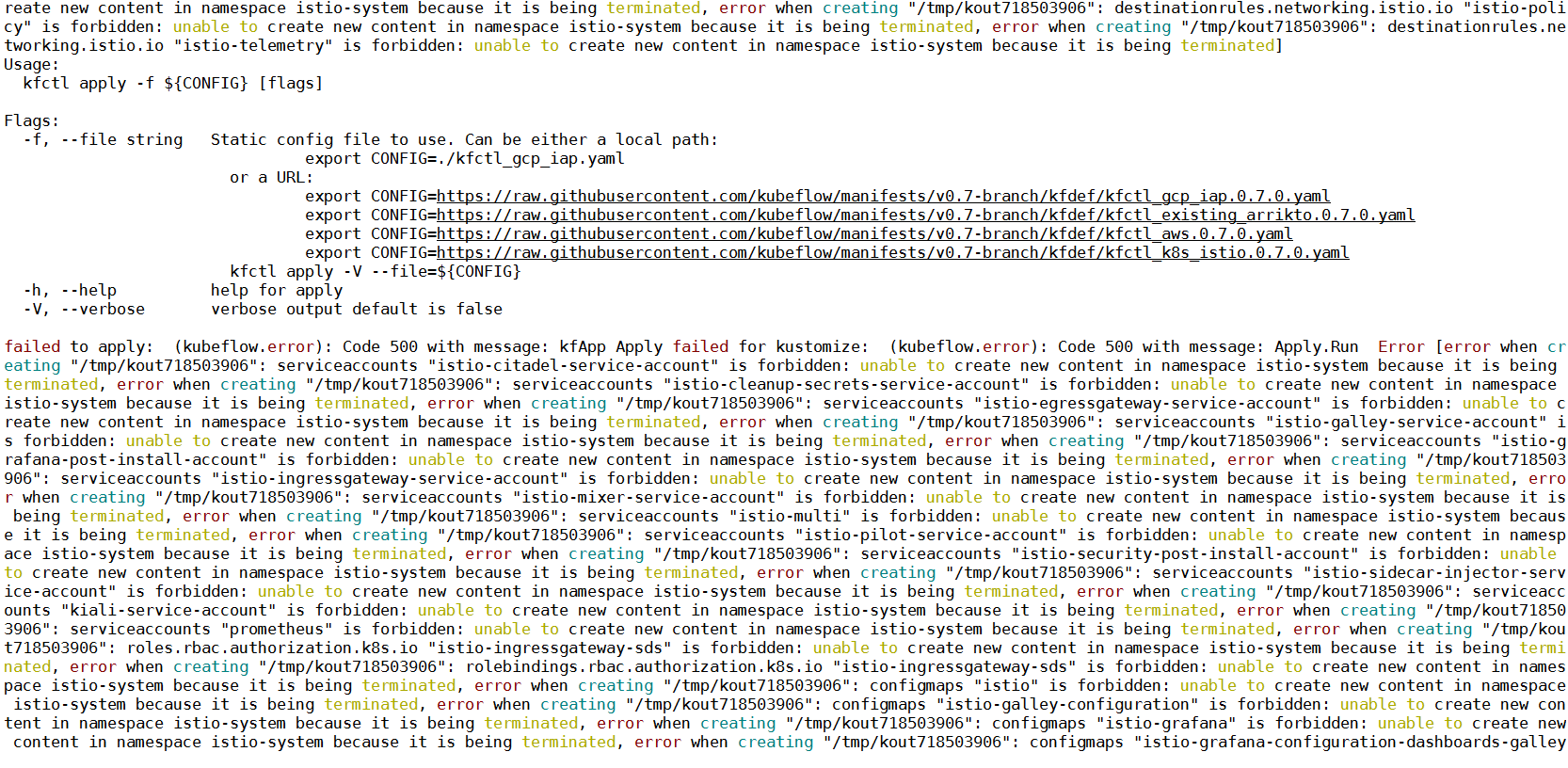 Failed kubeflow deployment on Openshift Cluster · Issue #4914 · kubeflow/kubeflow · GitHub
