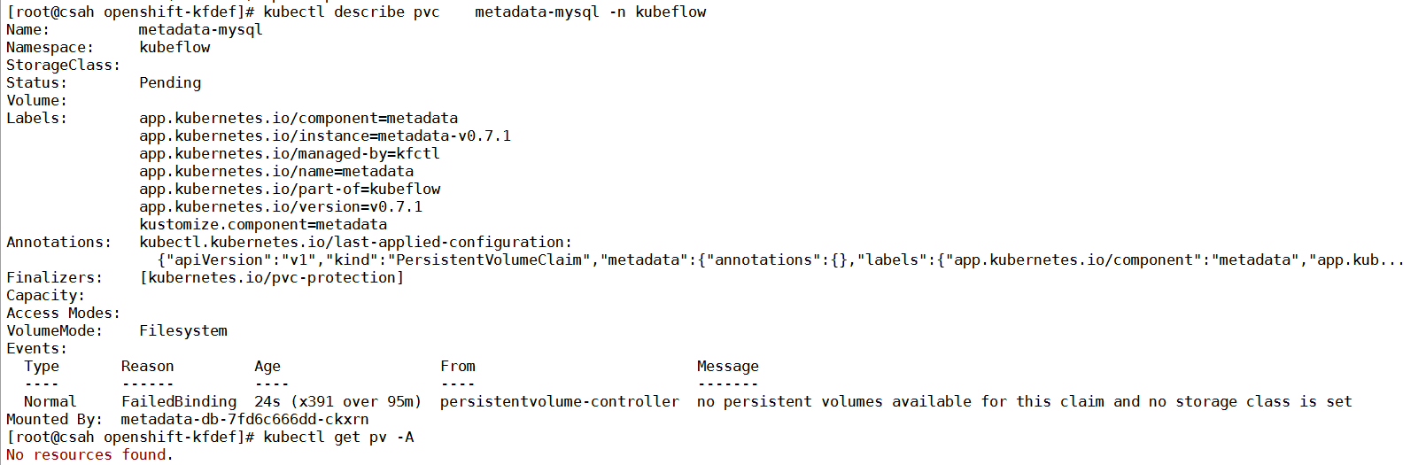 Kubeflow Install Error · Issue #4642 · kubeflow/kubeflow · GitHub