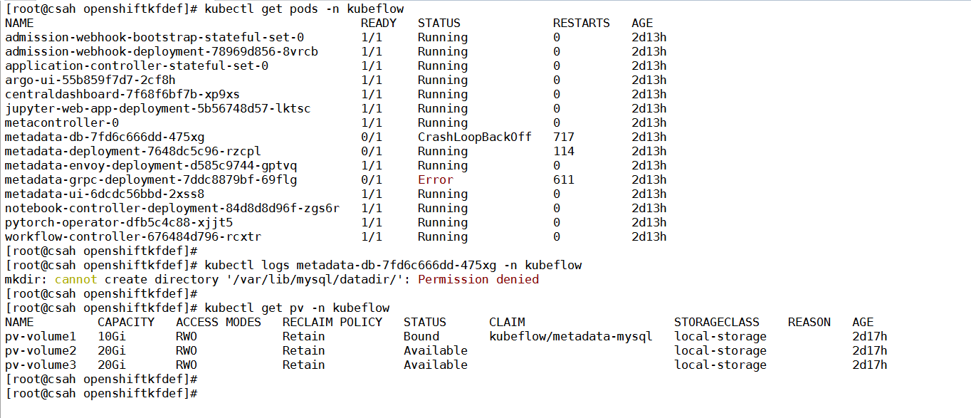Kubeflow Install Error · Issue #4642 · kubeflow/kubeflow · GitHub