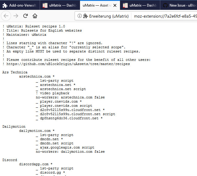 asset update fails · Issue #65 · uBlockOrigin/uMatrix-issues · GitHub