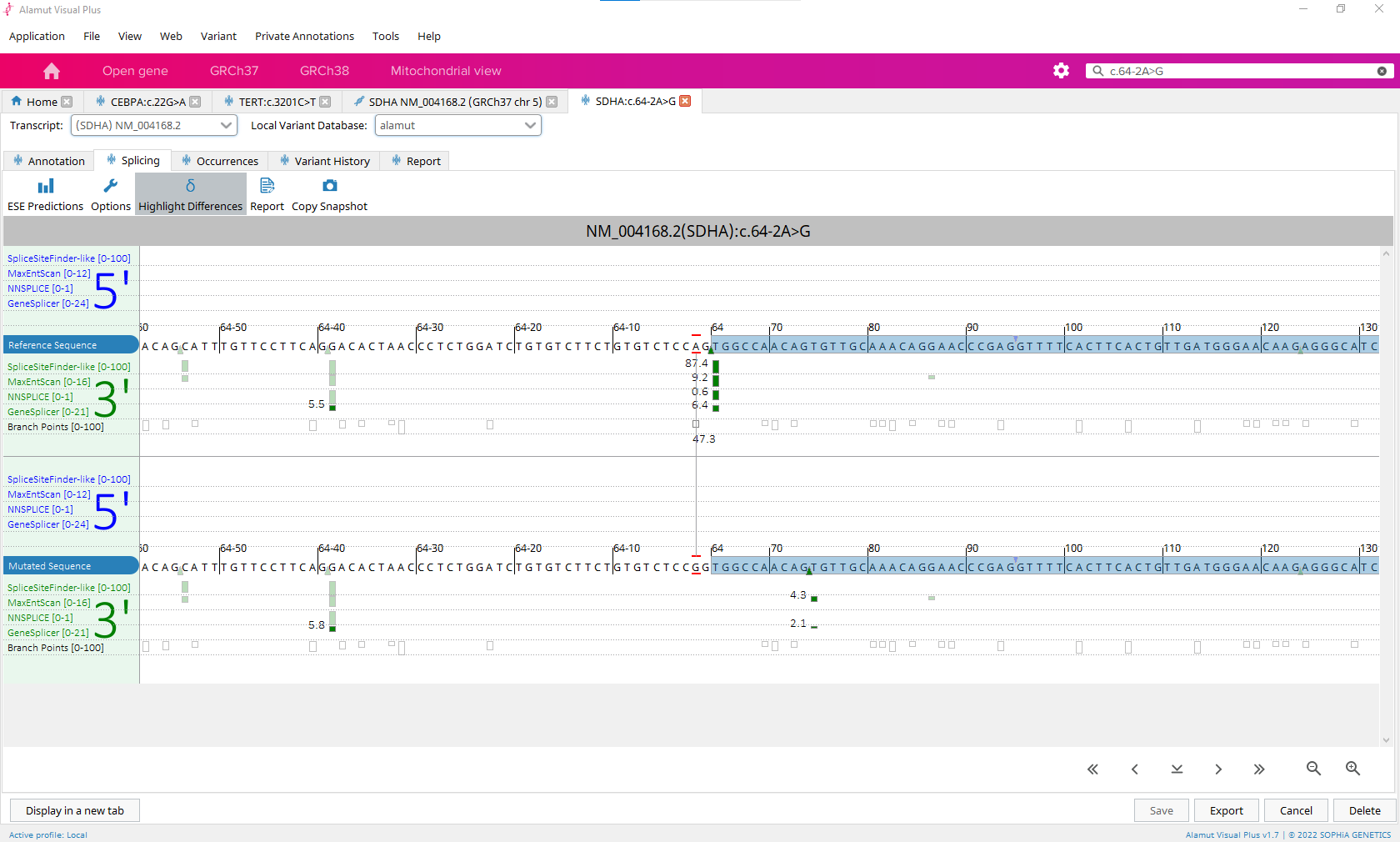 Feature Request - Predictions for cryptic sites with no difference in ...