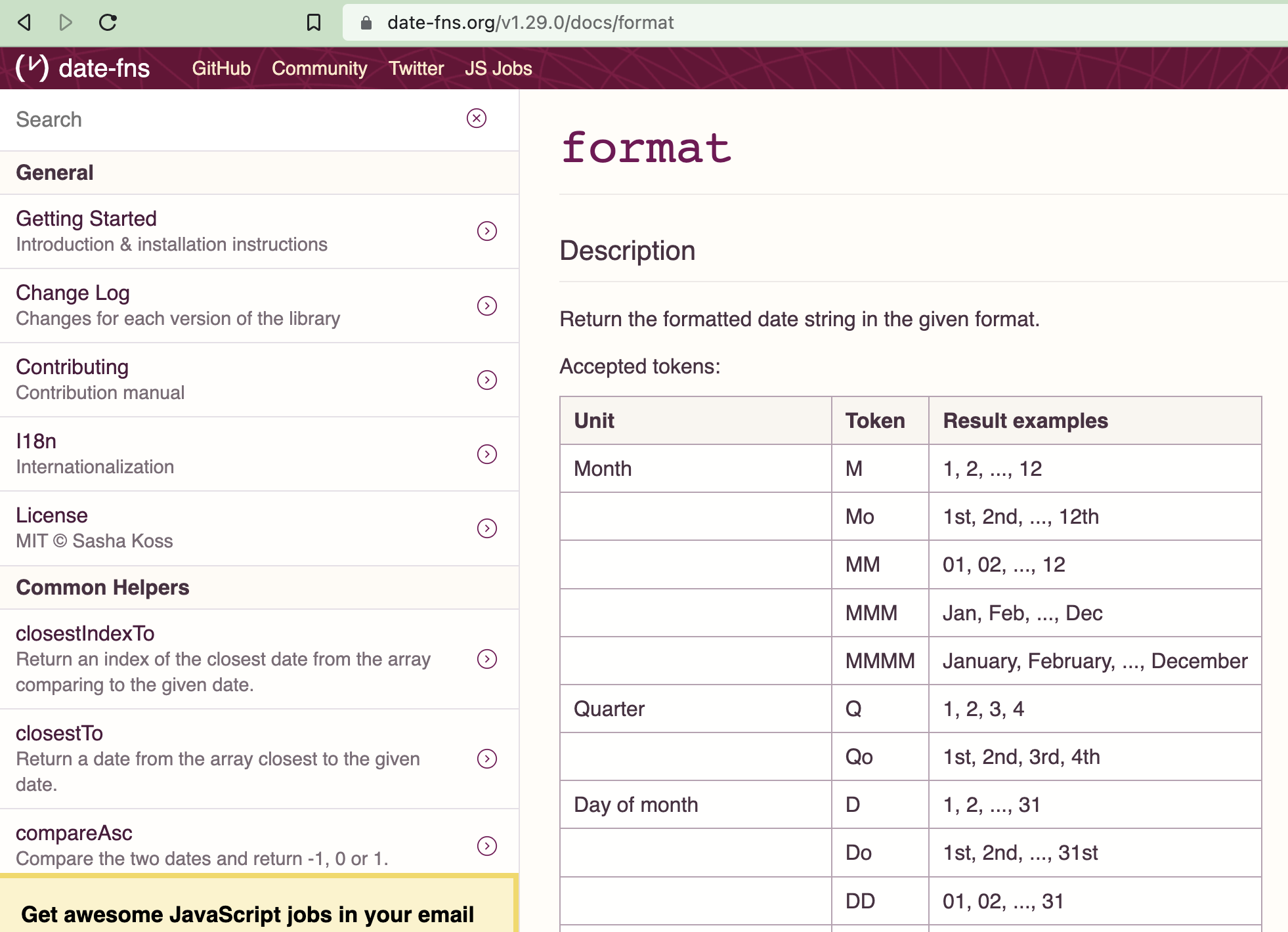 Date fns Docs Website SEO Improvements Issue 2588 Date fns date
