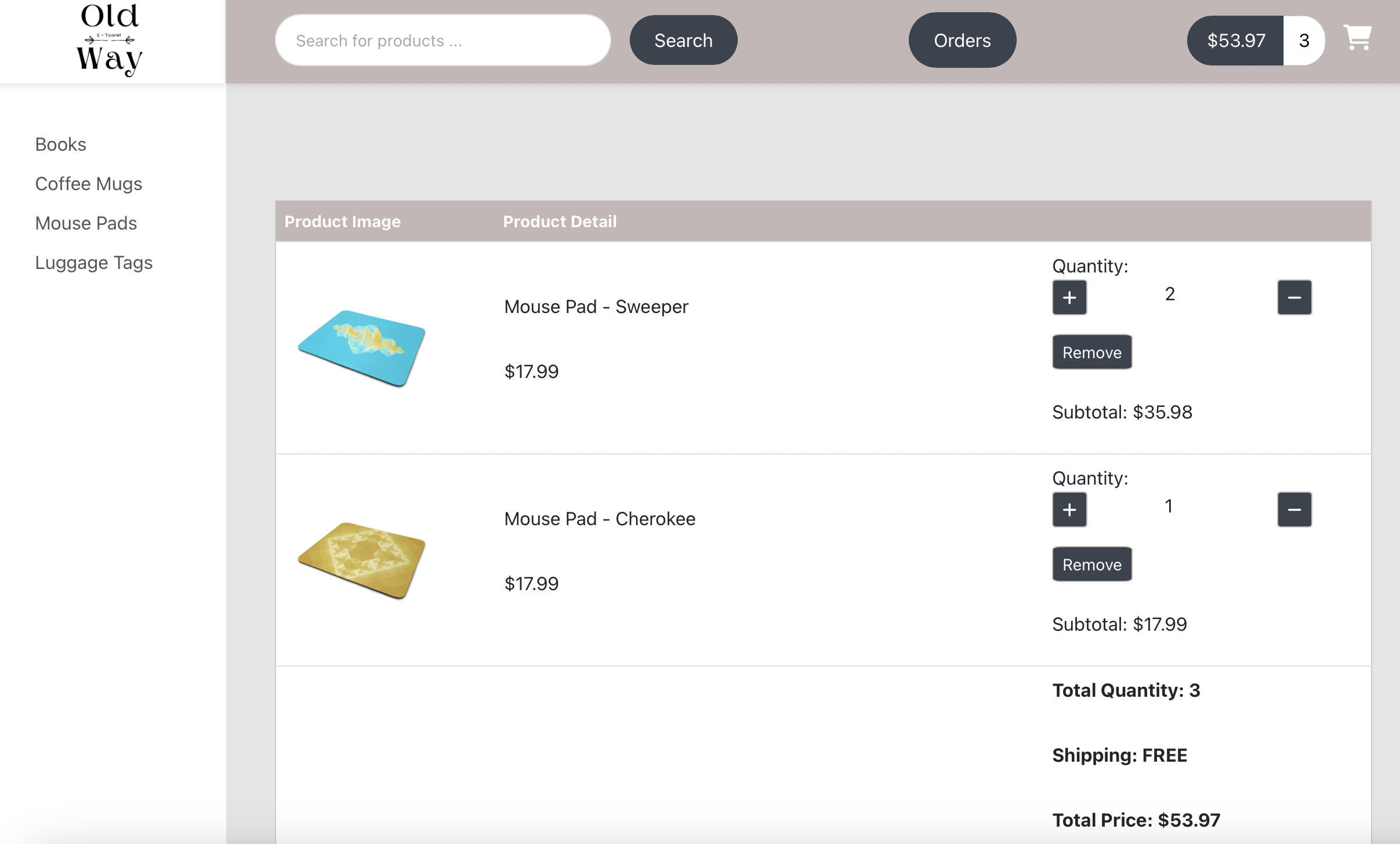 GitHub - barisonen/OldWay-ECommerce