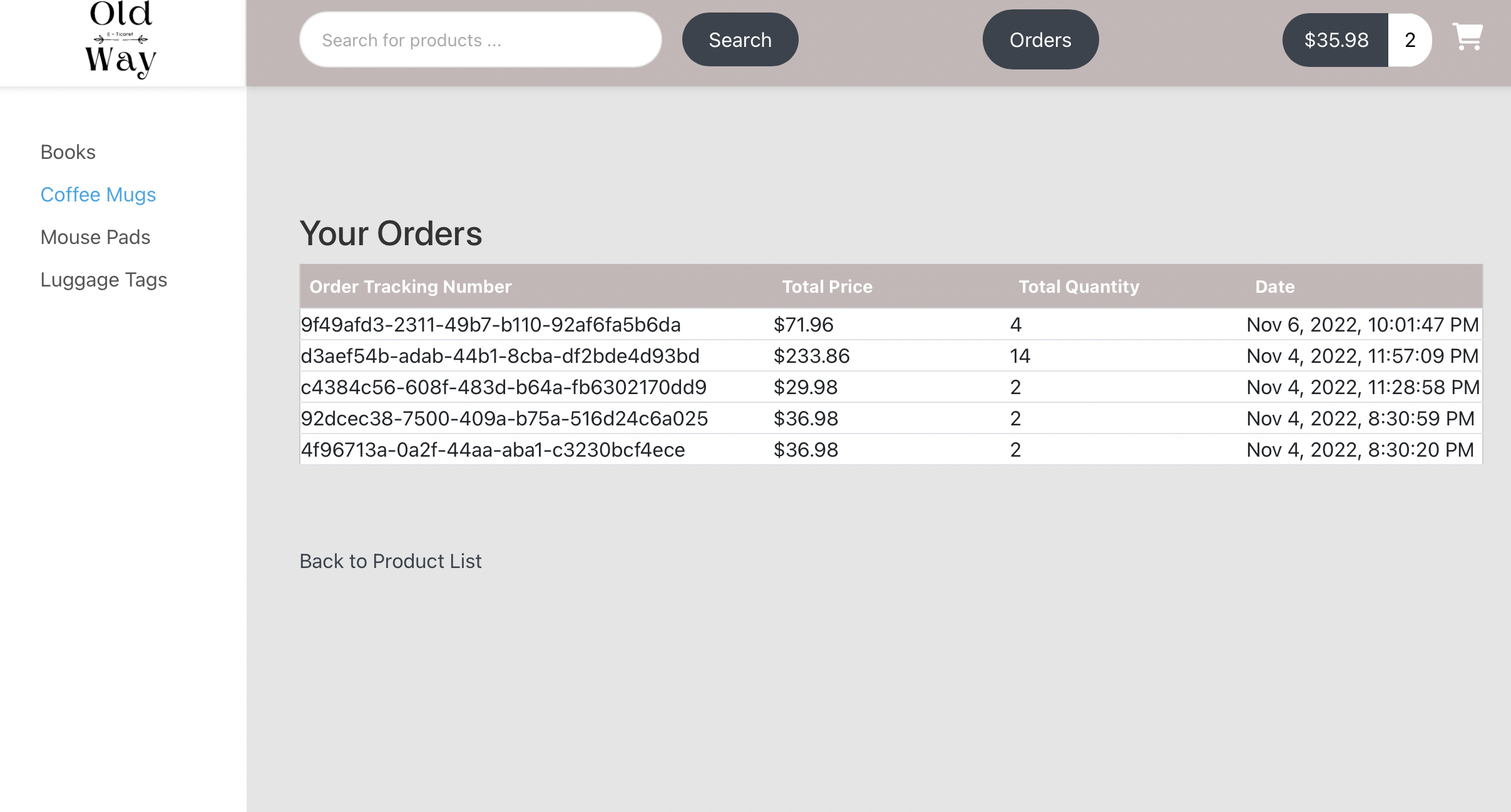 GitHub - barisonen/OldWay-ECommerce