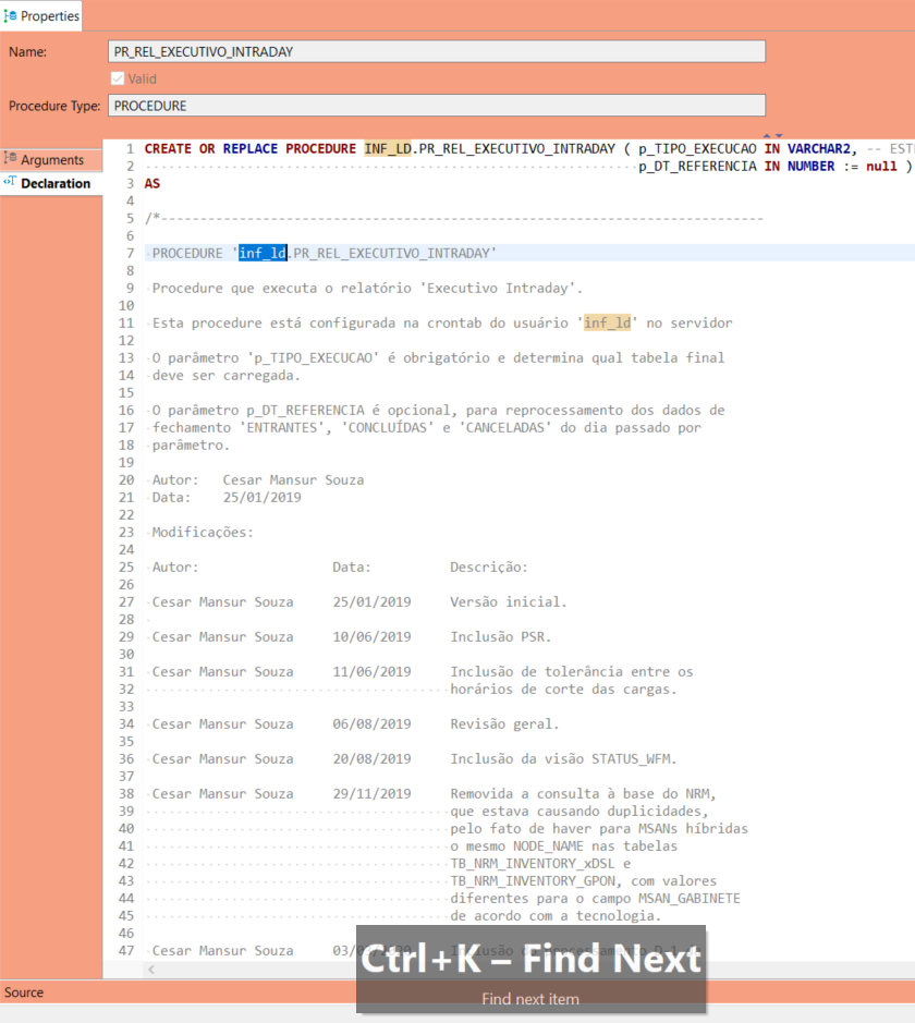 "Find Next" command stopped working in object source view · Issue #9191 ...