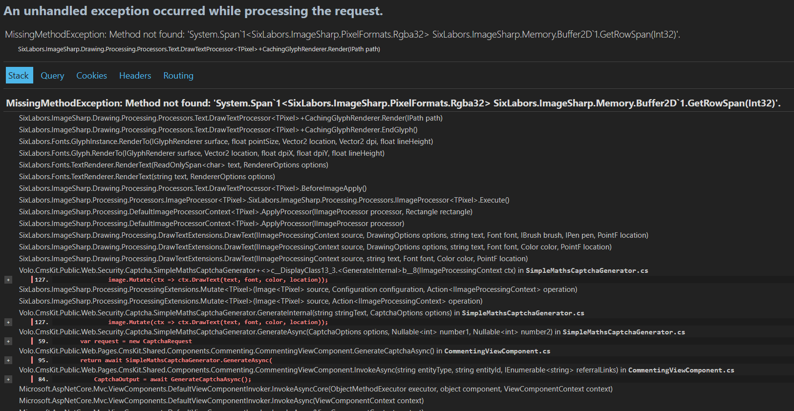 Cms Kit Fix Missing Method Exception Problem · Issue 17906 · Abpframework Abp · Github