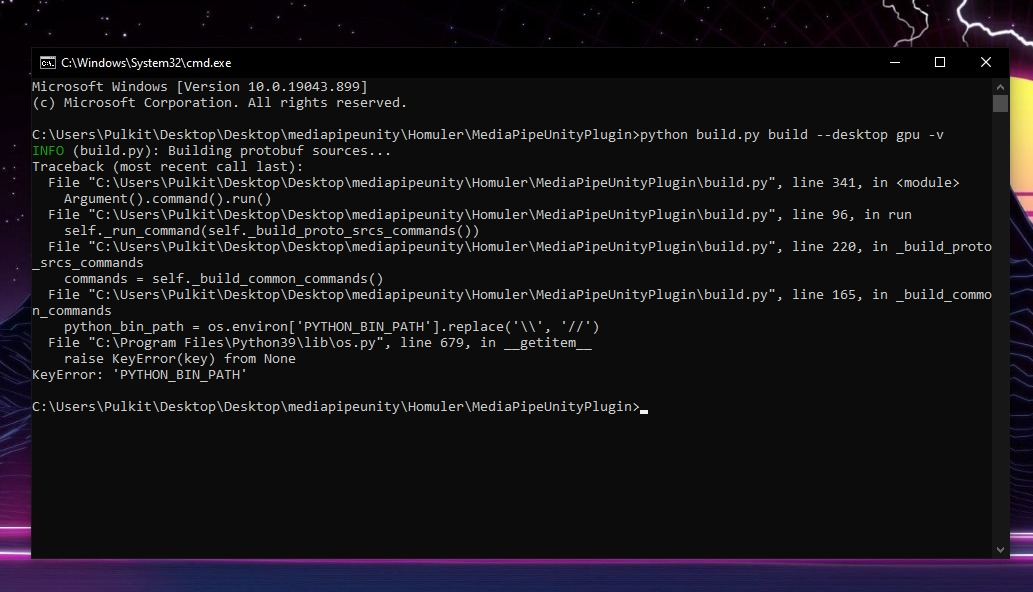 Build fails when PYTHON_BIN_PATH is not set or contains space characters · Issue #105 · homuler ...