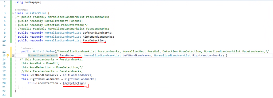 Removing Iris, FaceMesh from the Holistic model? · Issue #189 · homuler/MediaPipeUnityPlugin ...
