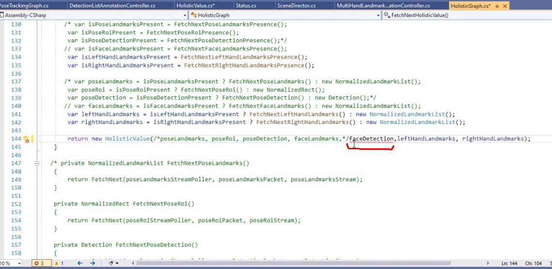 Removing Iris, FaceMesh from the Holistic model? · Issue #189 · homuler/MediaPipeUnityPlugin ...