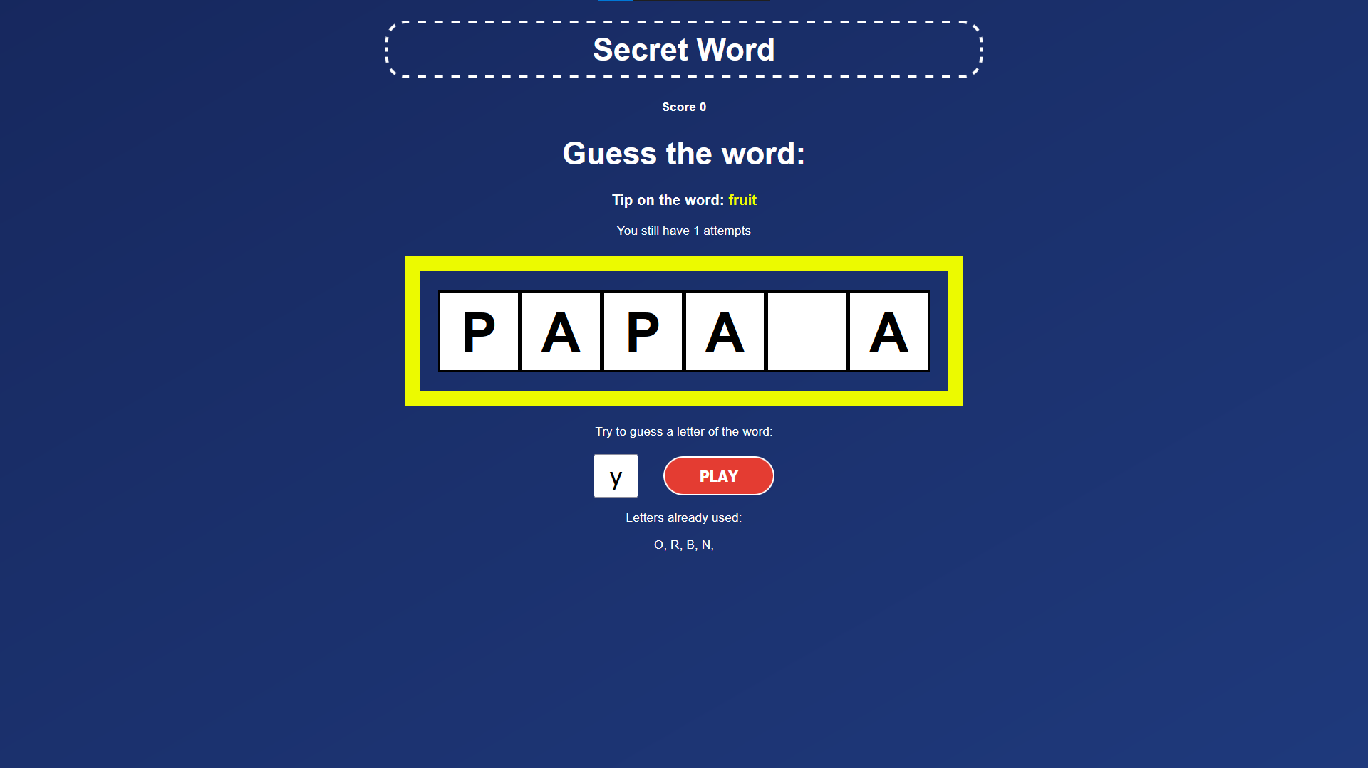 GitHub - felype-carvalho/secret-word: A word web game developed in React.