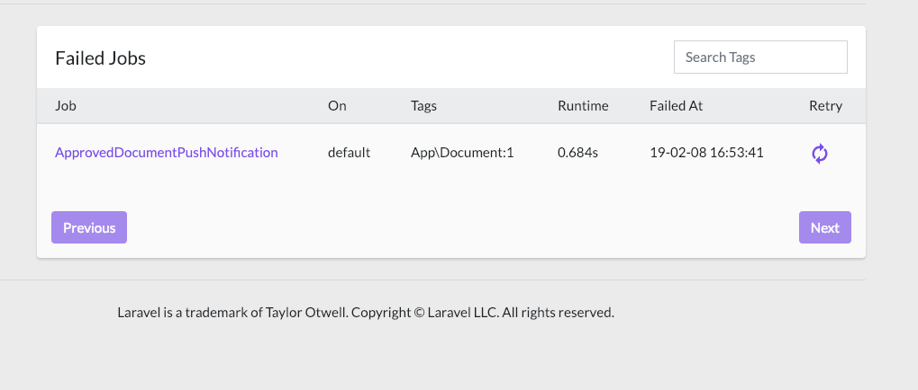 Maxattemptsexceededexception Failed Job Loop · Issue 509 · Laravelhorizon · Github 