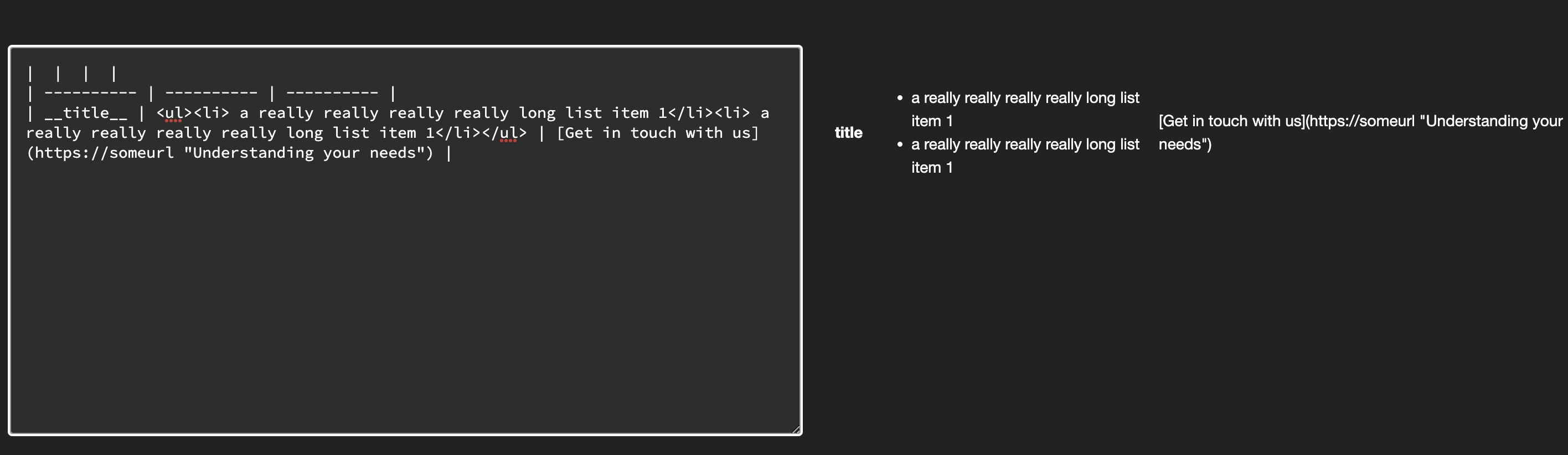 table with or tags. · Issue #488 · quantizor/markdown-to-jsx · GitHub