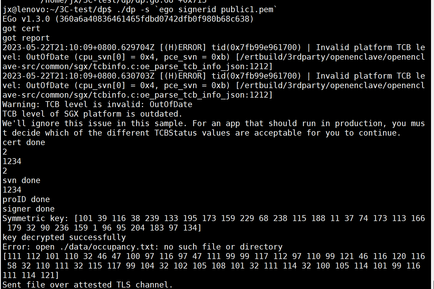 panic: invalid security version/panic: invalid product · Issue #210 ...
