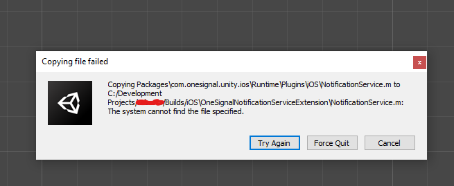 2140 Ios Build Fails Cant Copy Folder Contents To Build Directory · Issue 375 · Onesignal