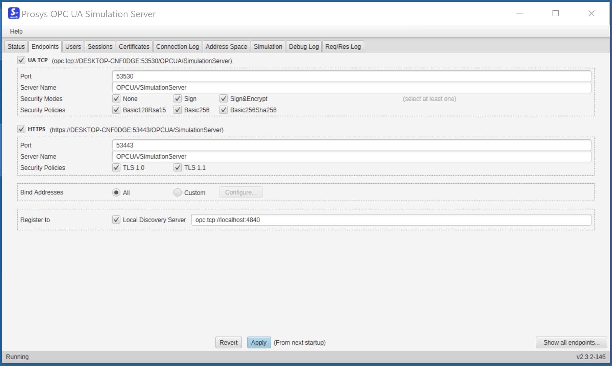 Prosys OPC UA Simulator should work · Issue #27 · BiancoRoyal/node-red ...