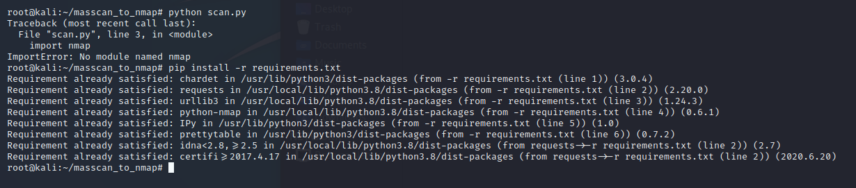 ImportError: No module named nmap · Issue #3 · 7dog7/masscan_to_nmap · GitHub