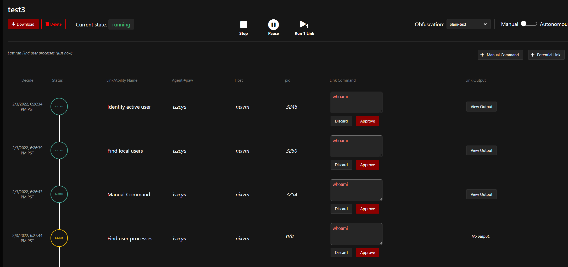 Manual operation loop · Issue #2448 · mitre/caldera · GitHub