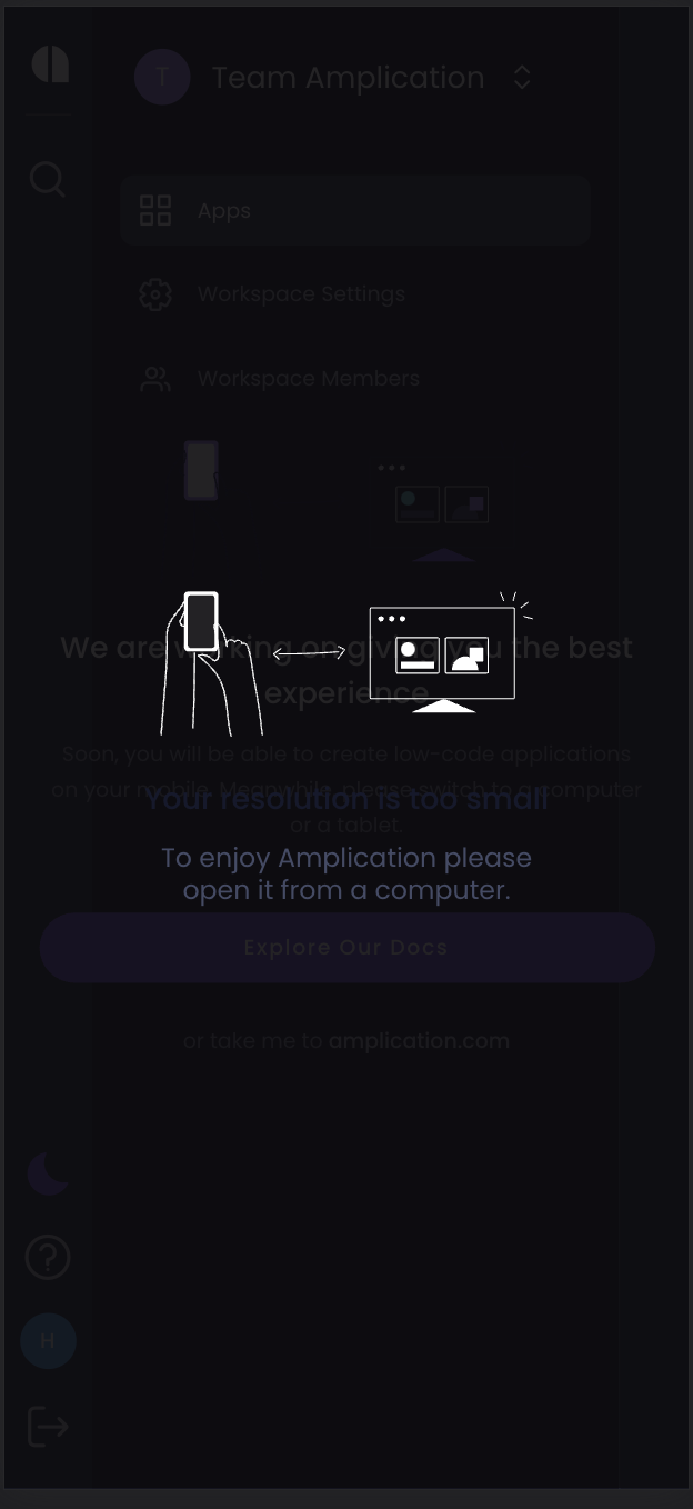 🐛 Bug Report: sign in on mobile view · Issue #2281 · amplication/amplication · GitHub