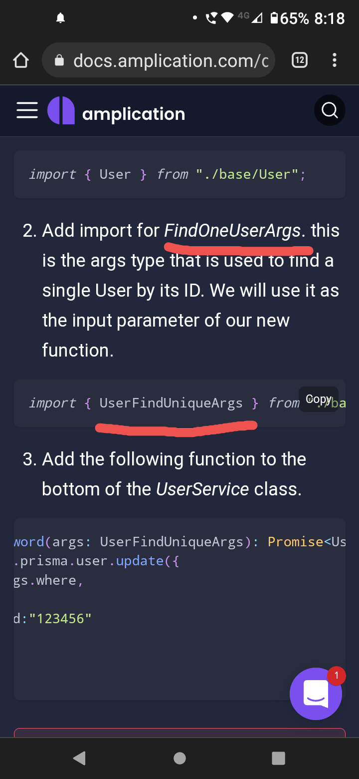 docs: incorrect class name in the description · Issue #2972 · amplication/amplication · GitHub