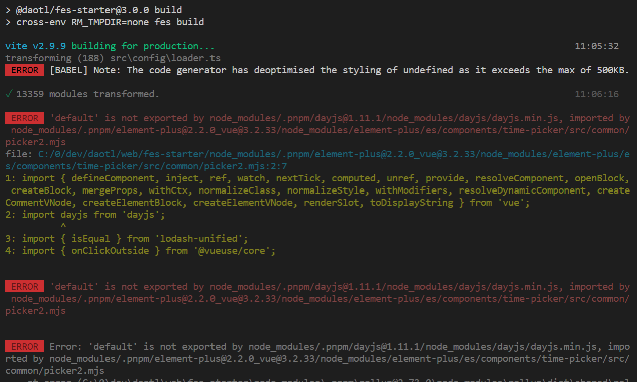 [Bug Report/Feeback] @fesjs/builder-vite build失败 似乎未读取项目`tsconfig.json` · Issue #125 ...