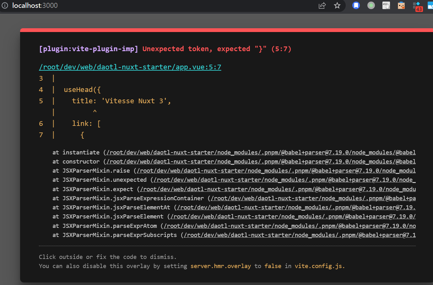 [Bug Report] @formify/element-plus with vite-plugin-imp failed in Nuxt3 · Issue #3414 · alibaba ...