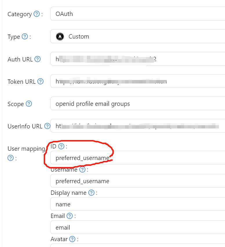 "ID" in OAuth provider's "User mapping" config has no effect · Issue #2350 · casdoor/casdoor ...