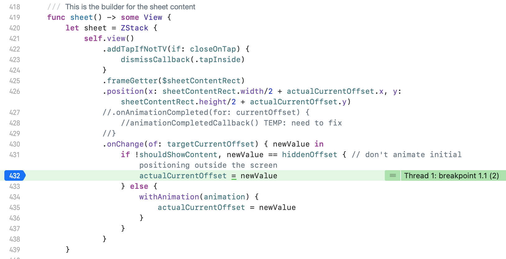 In rare cases, a pop-up may appear momentarily in the upper left corner ...